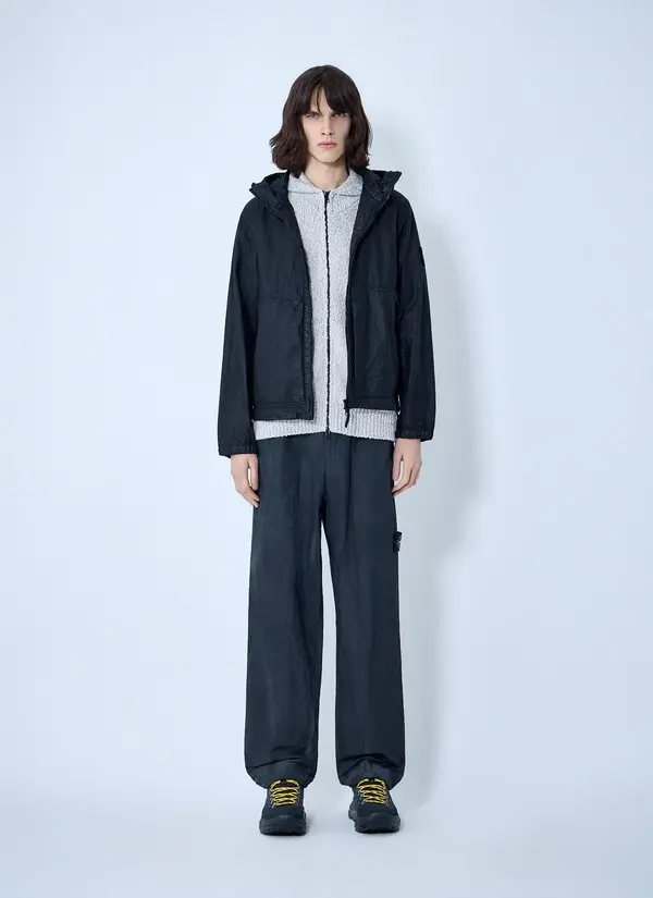 Stone Island Technical Hooded Jacket - Black