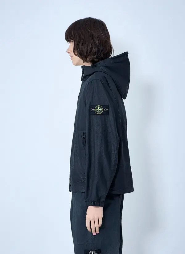Stone Island Technical Hooded Jacket - Black