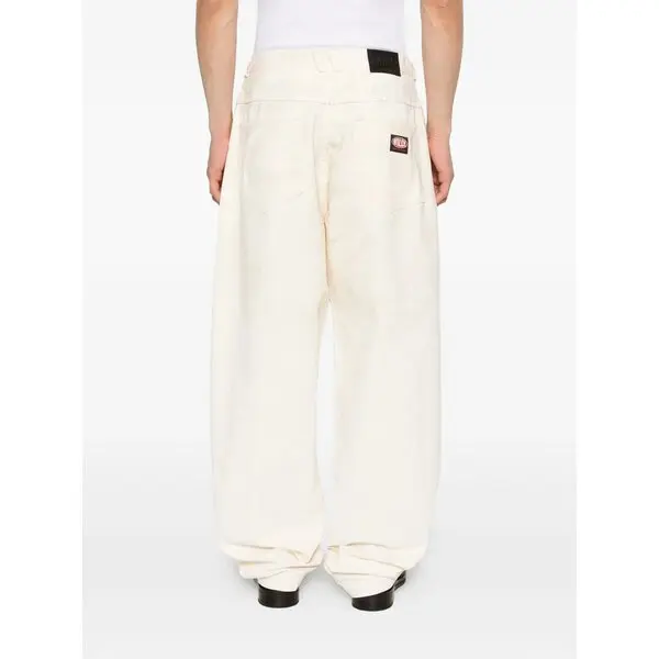 WILLY CHAVARRIA Neutrals Wide-leg Jeans