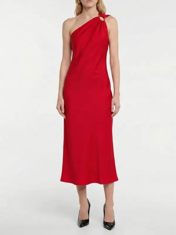 Max Mara Asymmetrical Dress - Red