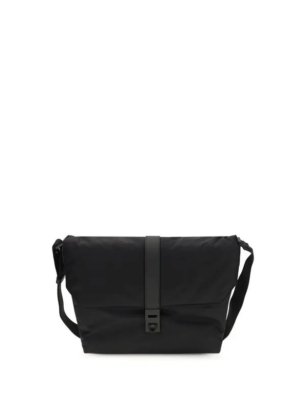 FERRAGAMO Nylon Shoulder Bag - Black