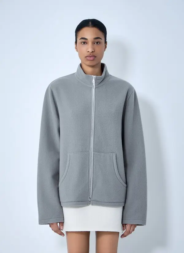 RIER Rieri Full-zip Fleece Jacket - Gray