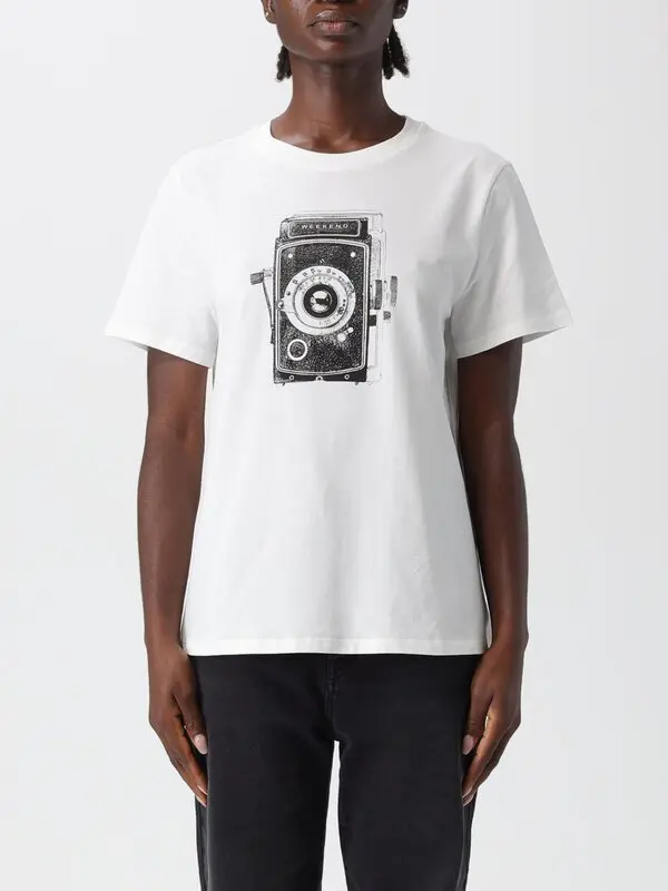 Max Mara Graphic Print Cotton T-shirt