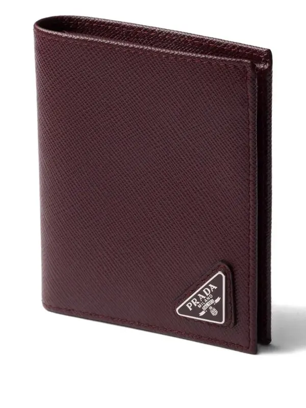 Prada Saffiano Leather Wallet - Red
