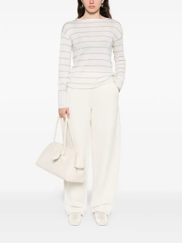 Max Mara Cashmere And Silk Striped Sweater - Multicolor