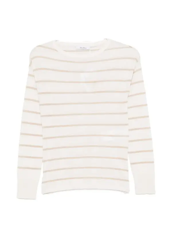 Max Mara Cashmere And Silk Striped Sweater - Multicolor
