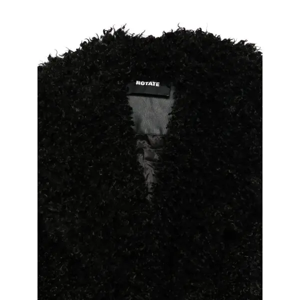 ROTATE BY BIRGER CHRISTENSEN Textured Faux Fur Coat