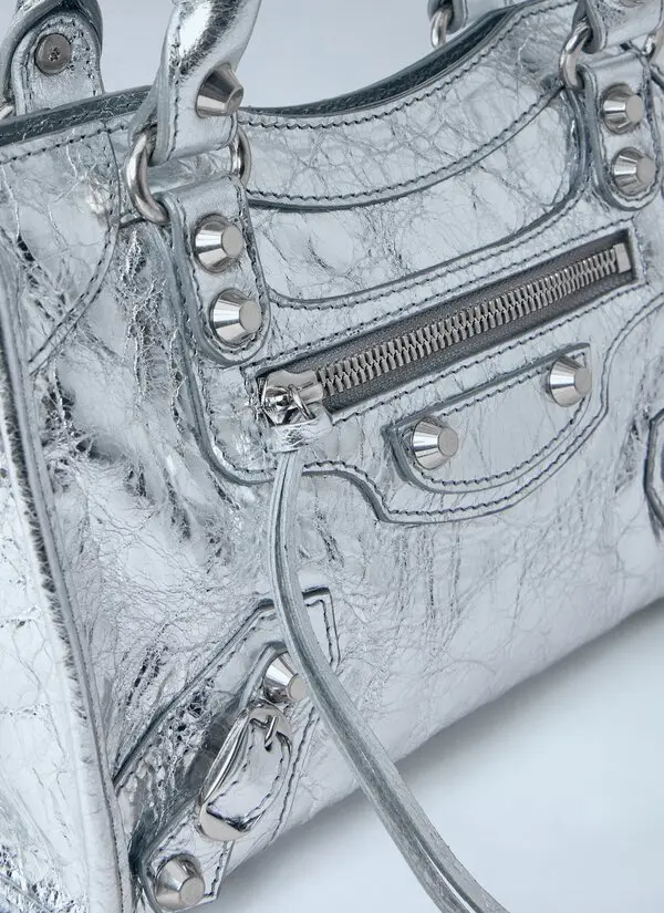 Balenciaga Le City Mini Handbag - Silver