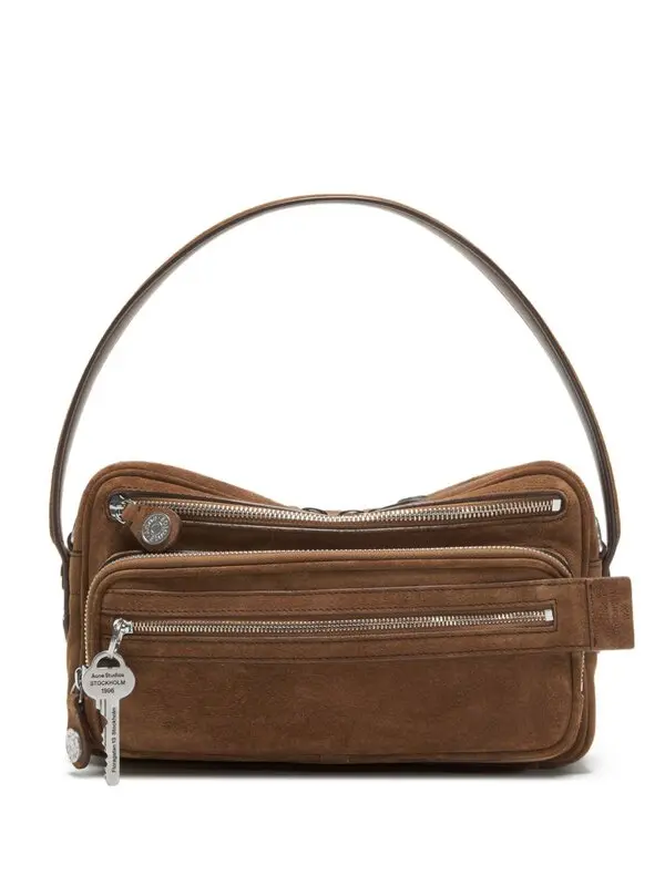 Acne Studios Camero Suede Shoulder Bag - Multicolor