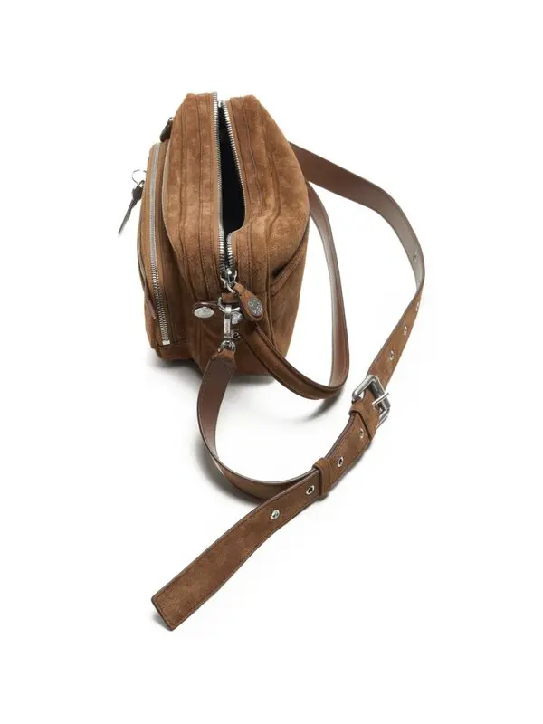 Acne Studios Camero Suede Shoulder Bag - Multicolor