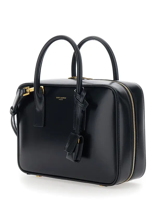 Saint Laurent Sac De Jour Handbag In Leather - Multicolor