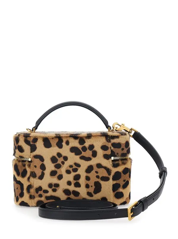 Saint Laurent Gaby Mini Leopard Print Pony Skin Bag - Multicolor