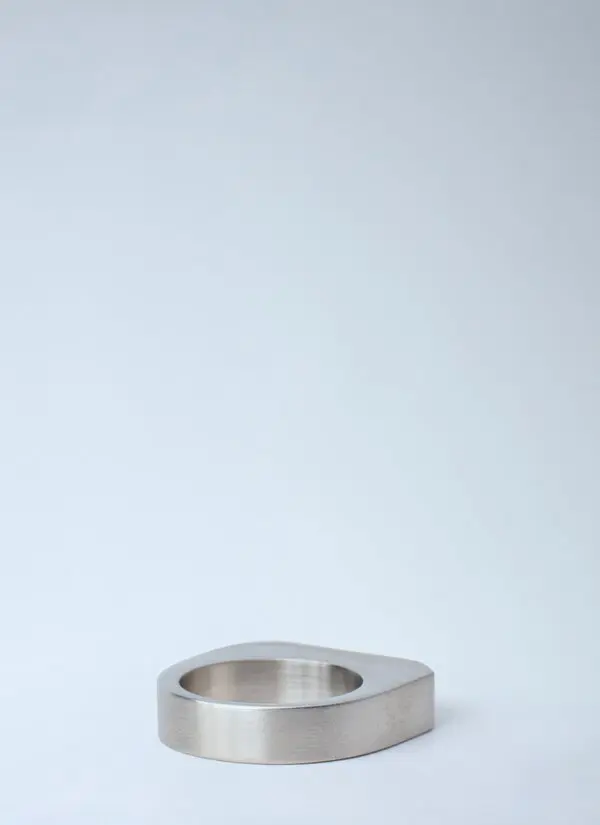 Rick Owens Pyramid Palladium Brass Ring