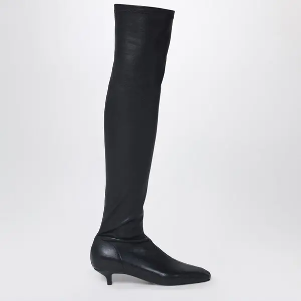 TOTEME Day Knee-high Boots In Nappa Leather - Black