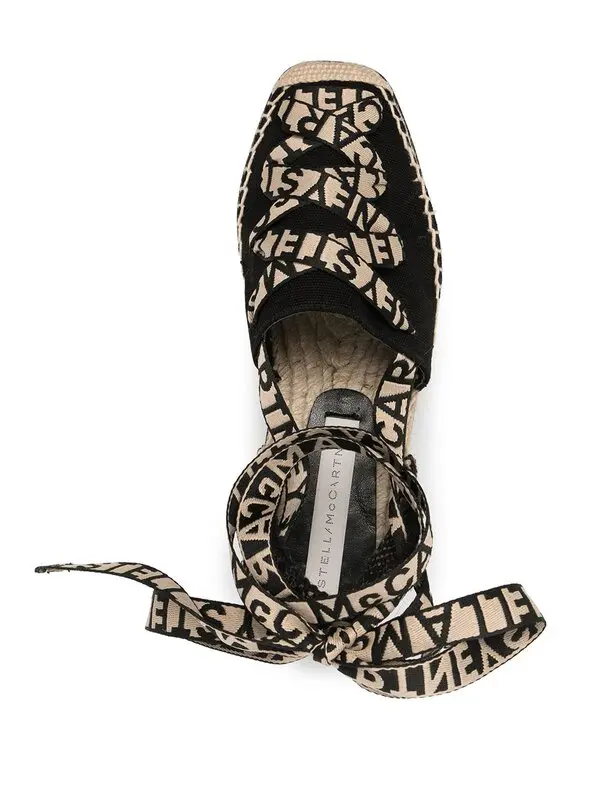 Stella McCartney Gaia Platform Espadrilles - Black