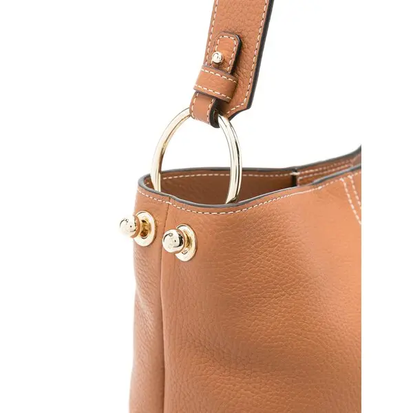 Strathberry Cognac Calf Leather Tote Bag - Brown