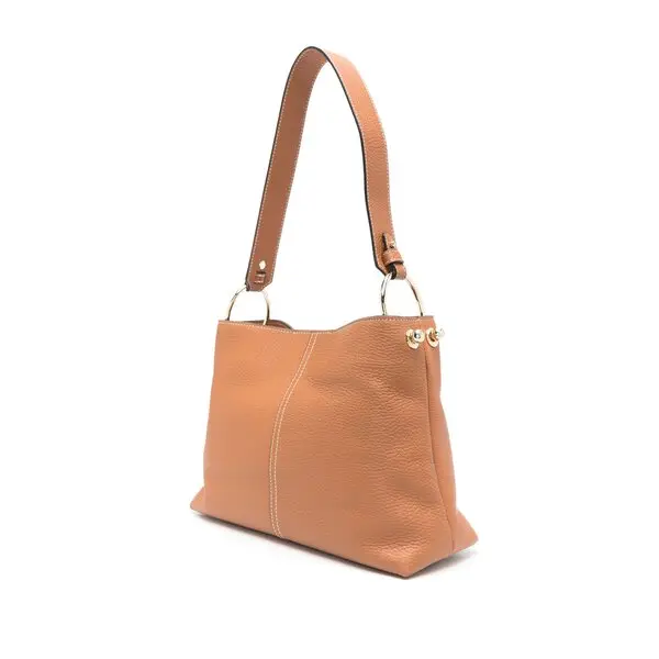 Strathberry Cognac Calf Leather Tote Bag - Brown