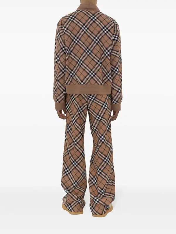 Burberry Check Wool Blend Harrington Jacket - Multicolor
