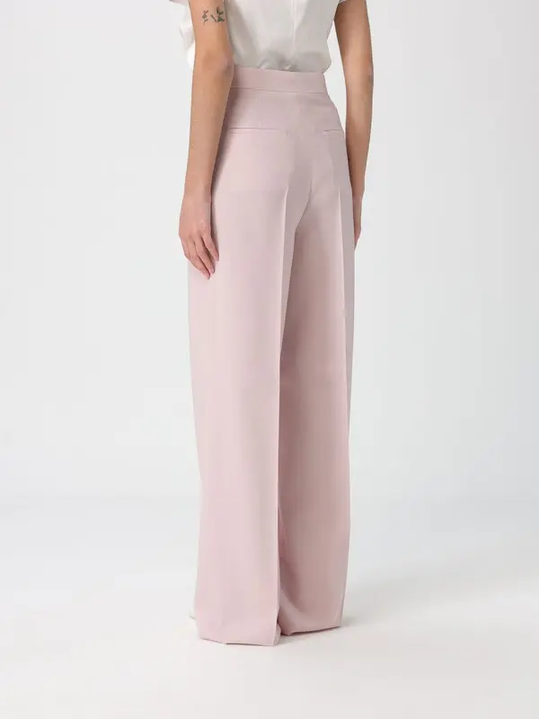 Max Mara Wide Leg Tailored Trousers - Pink