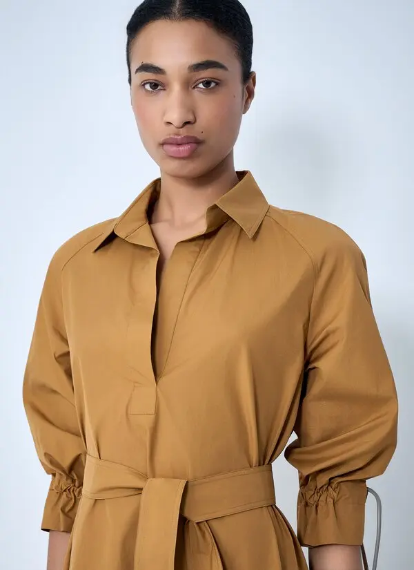 Max Mara Belted Shirt Dress