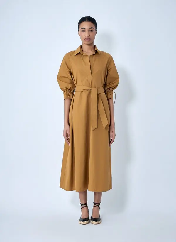 Max Mara Belted Shirt Dress - Multicolor