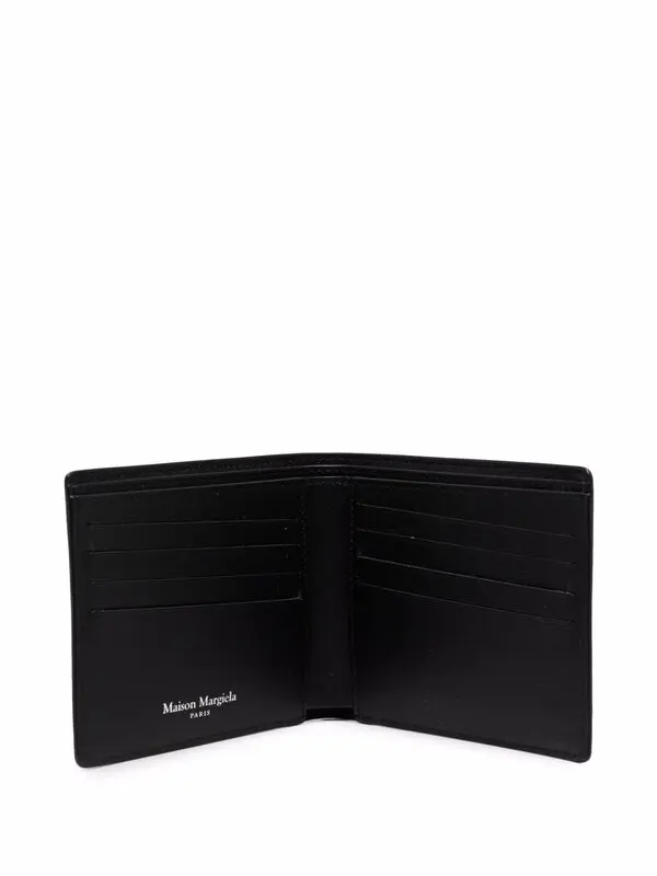 MAISON MARGIELA Bi-fold Wallet With Four Stitches - Black