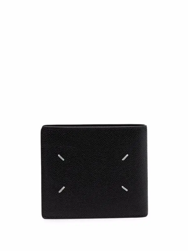 MAISON MARGIELA Bi-fold Wallet With Four Stitches - Black