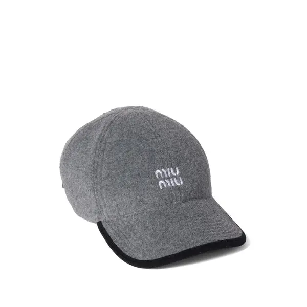 Miu Miu Baseball Cap - Gray