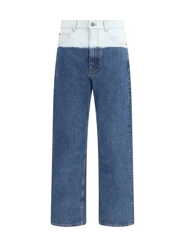 Marni Five-pocket Jeans With Bleached Finish
