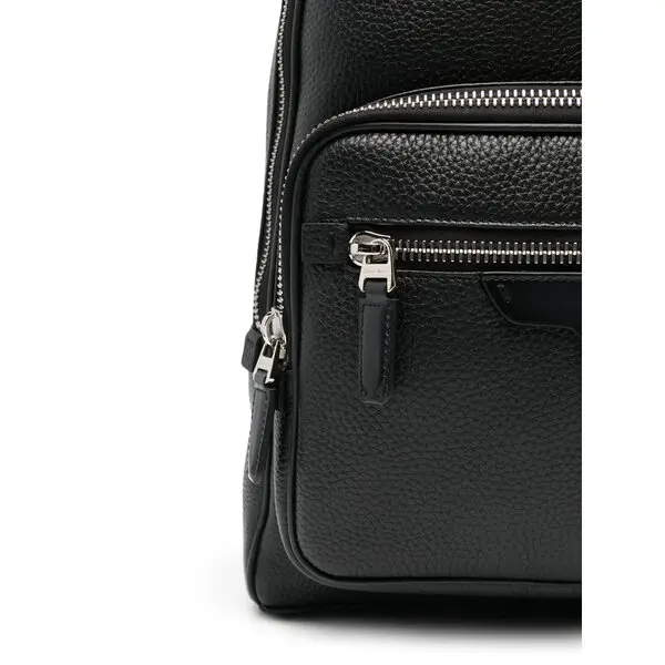Santoni Pebble Leather Backpack