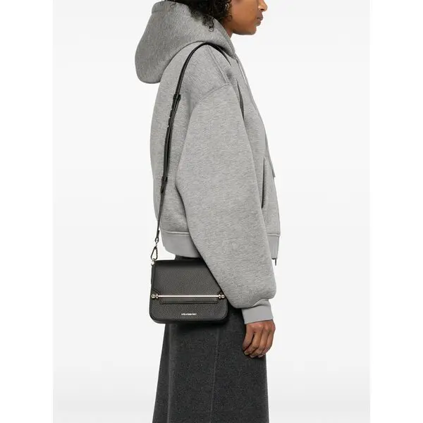 Strathberry Leather Foldover Satchel Bag