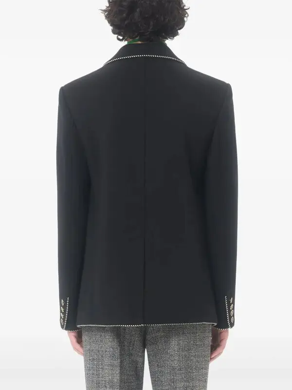 Valentino Garavani Single-breasted Blazer With Patch