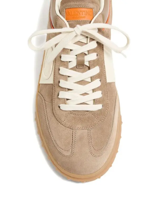 Valentino Garavani Upvillage Split And Nappa Leather Sneakers - Multicolor