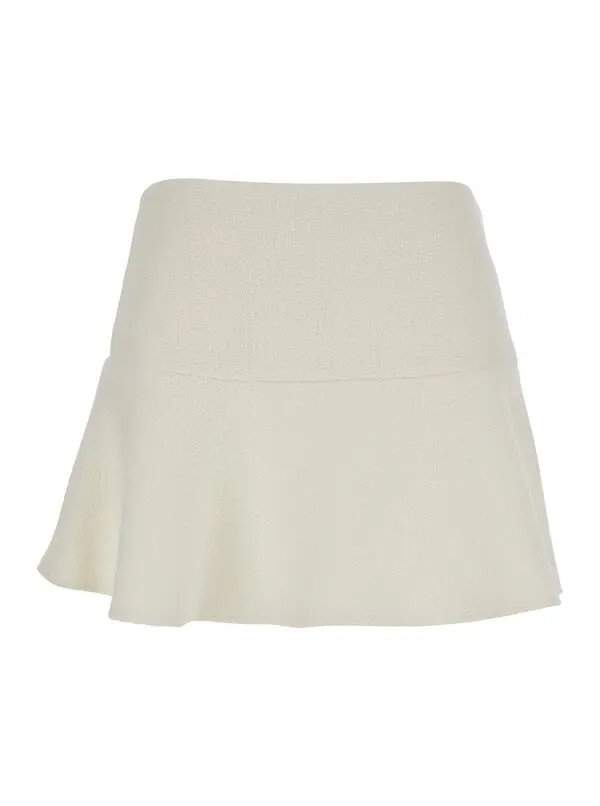 Gucci Wool Boucle Skirt With Hidden Side Closure - Multicolor