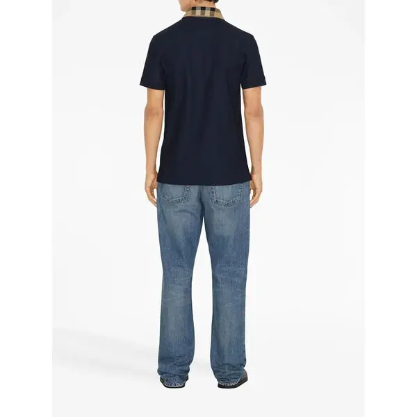 Burberry Polo Shirts - Blue
