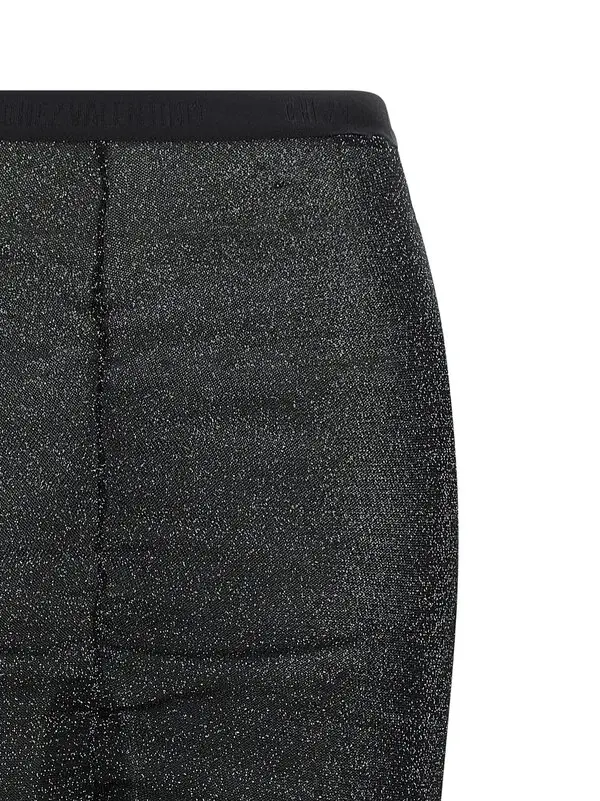 Valentino Garavani Lurex Knit Midi Skirt