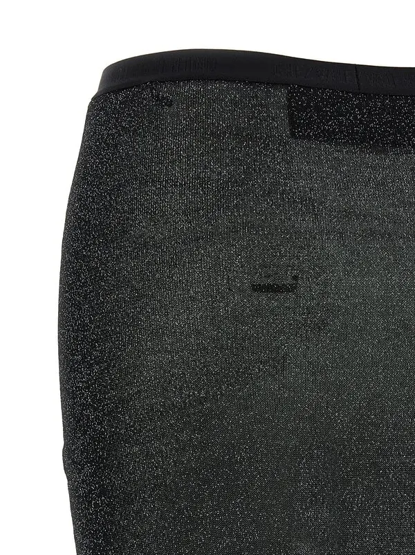 Valentino Garavani Lurex Knit Midi Skirt