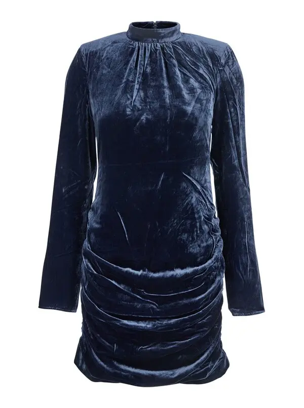 ROTATE BY BIRGER CHRISTENSEN Velvet Mini Dress - Multicolor