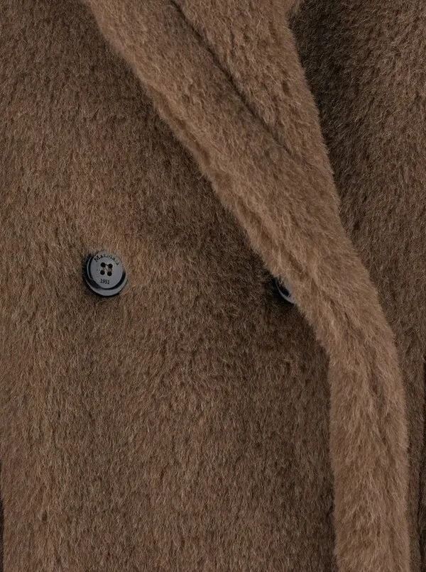 Max Mara Brown Fur Vest With Classic Lapels - Multicolor