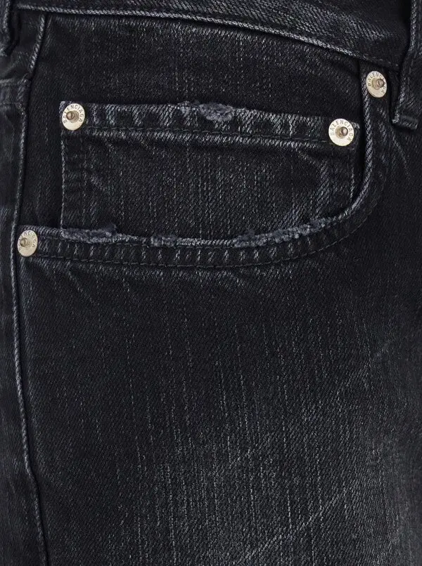 Balenciaga Wide Leg Faded Effect Denim Jeans - Multicolor