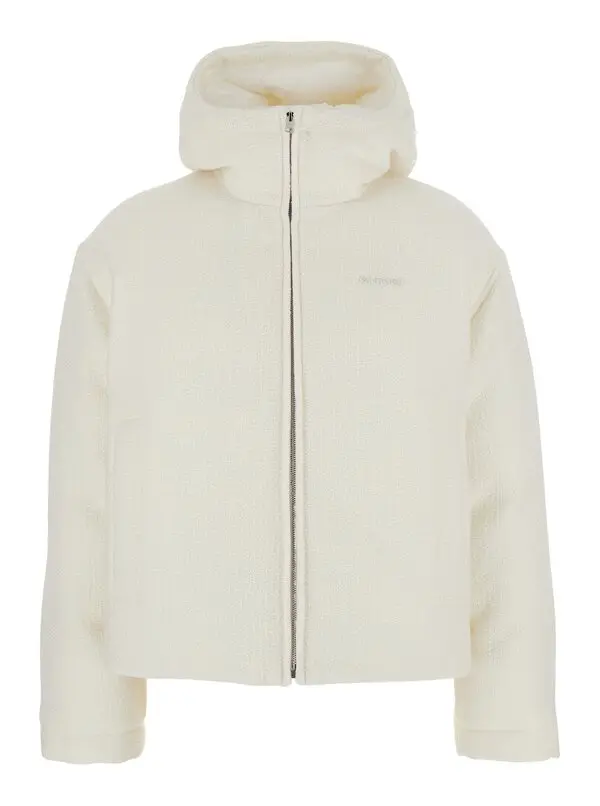Gucci Wool Bomber Jacket With Logo Lettering