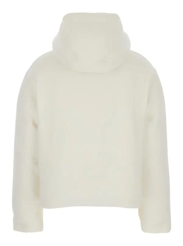 Gucci Wool Bomber Jacket With Logo Lettering