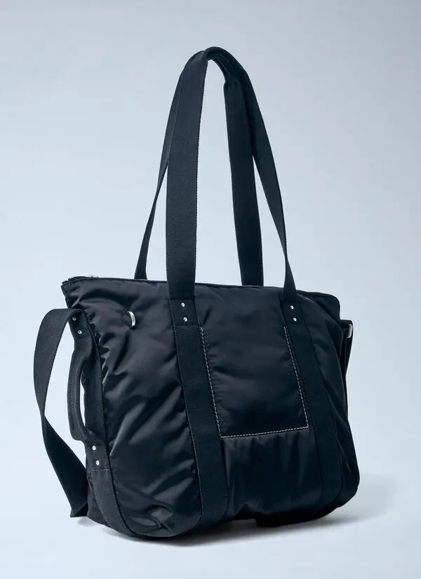 Rick Owens Convertible Nylon Tote Bag
