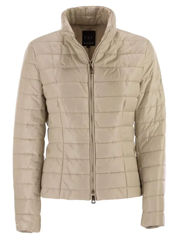 FAY 3-in-1 Double-sided Wool And Cashmere Cape With Removable Padded Jacket - Multicolor
