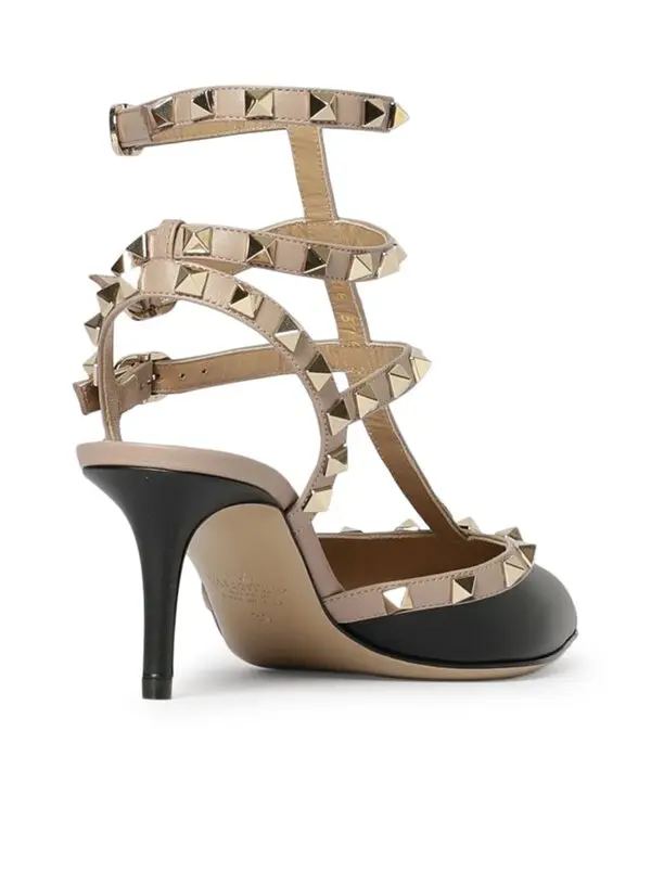 Valentino Garavani Rockstud Leather Pumps - Multicolor