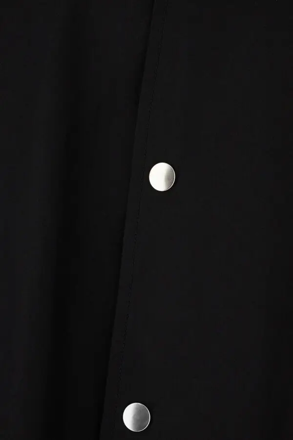 JIL SANDER Black Button-detailed Jacket - Multicolor