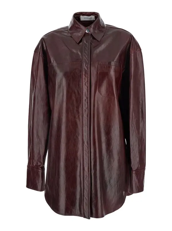 Sportmax Leather Jacket - Multicolor