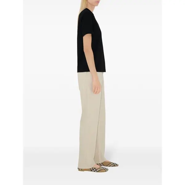 Burberry Cotton Jersey T-shirt With Check-patch Detail