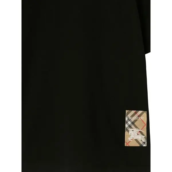 Burberry Cotton Jersey T-shirt With Check-patch Detail