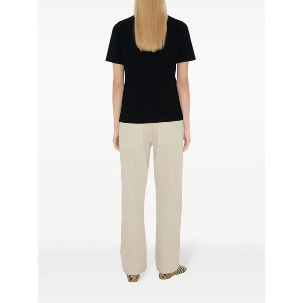 Burberry Cotton Jersey T-shirt With Check-patch Detail